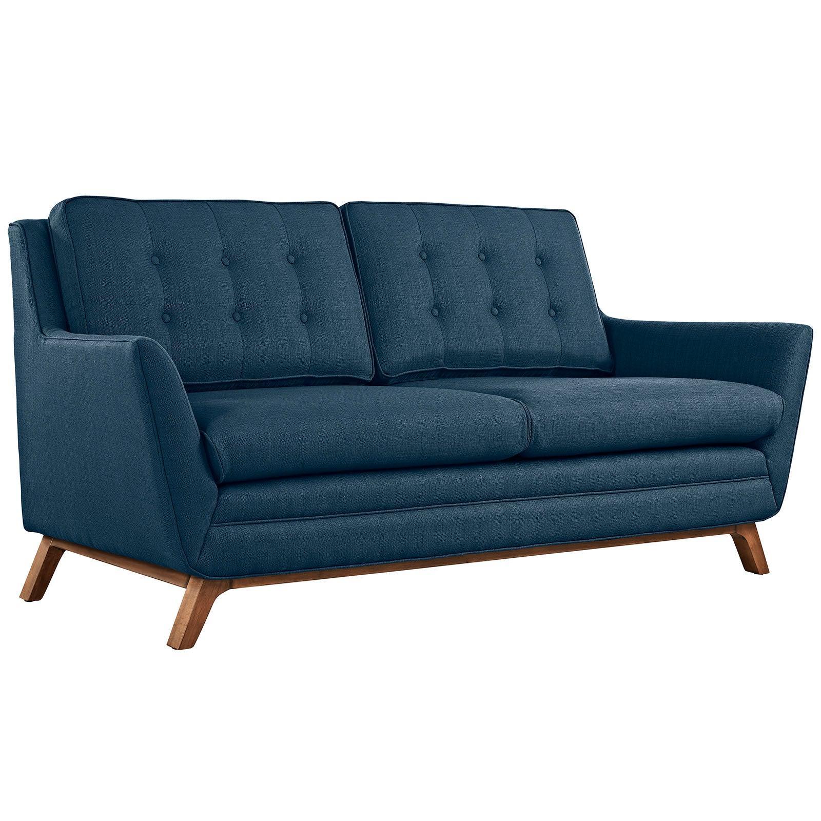 Modway Beguile Upholstered Fabric Loveseat | FredCo