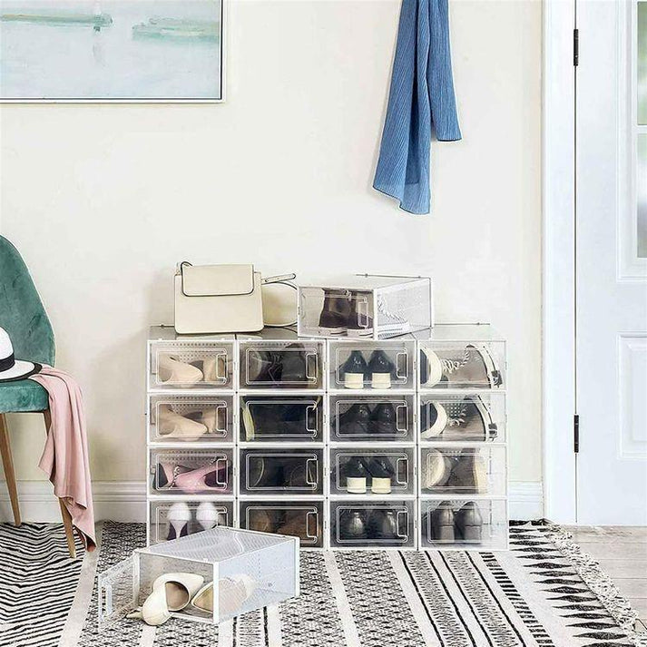 12 Stackable Shoe Boxes