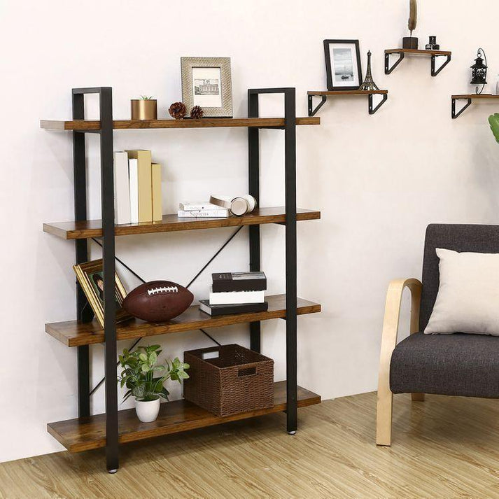 4-Layer Industrial Standing Shelf