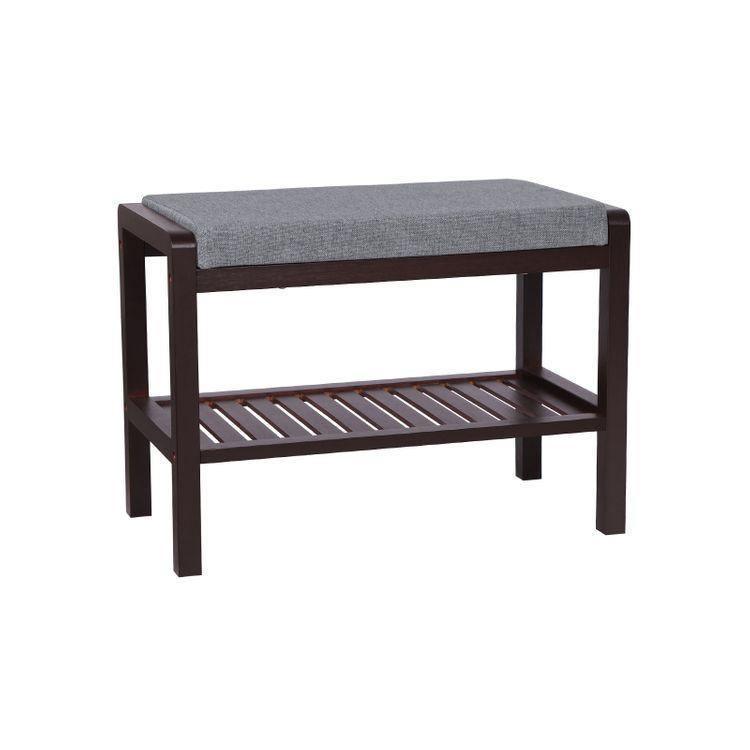 Bamboo Padded Shoe Bench | FredCo