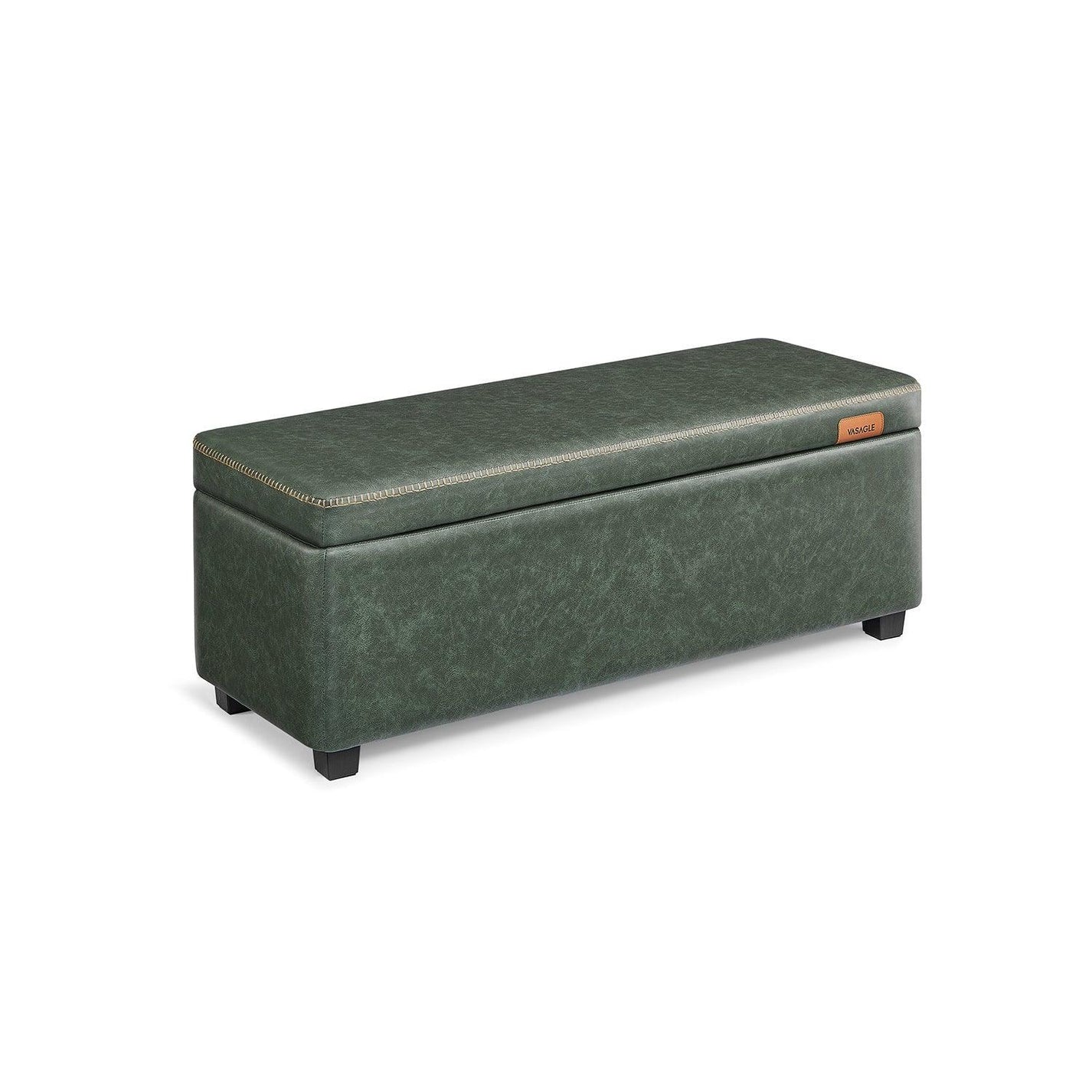 EKHO Collection - Storage Ottoman Bench, Forest Green | FredCo