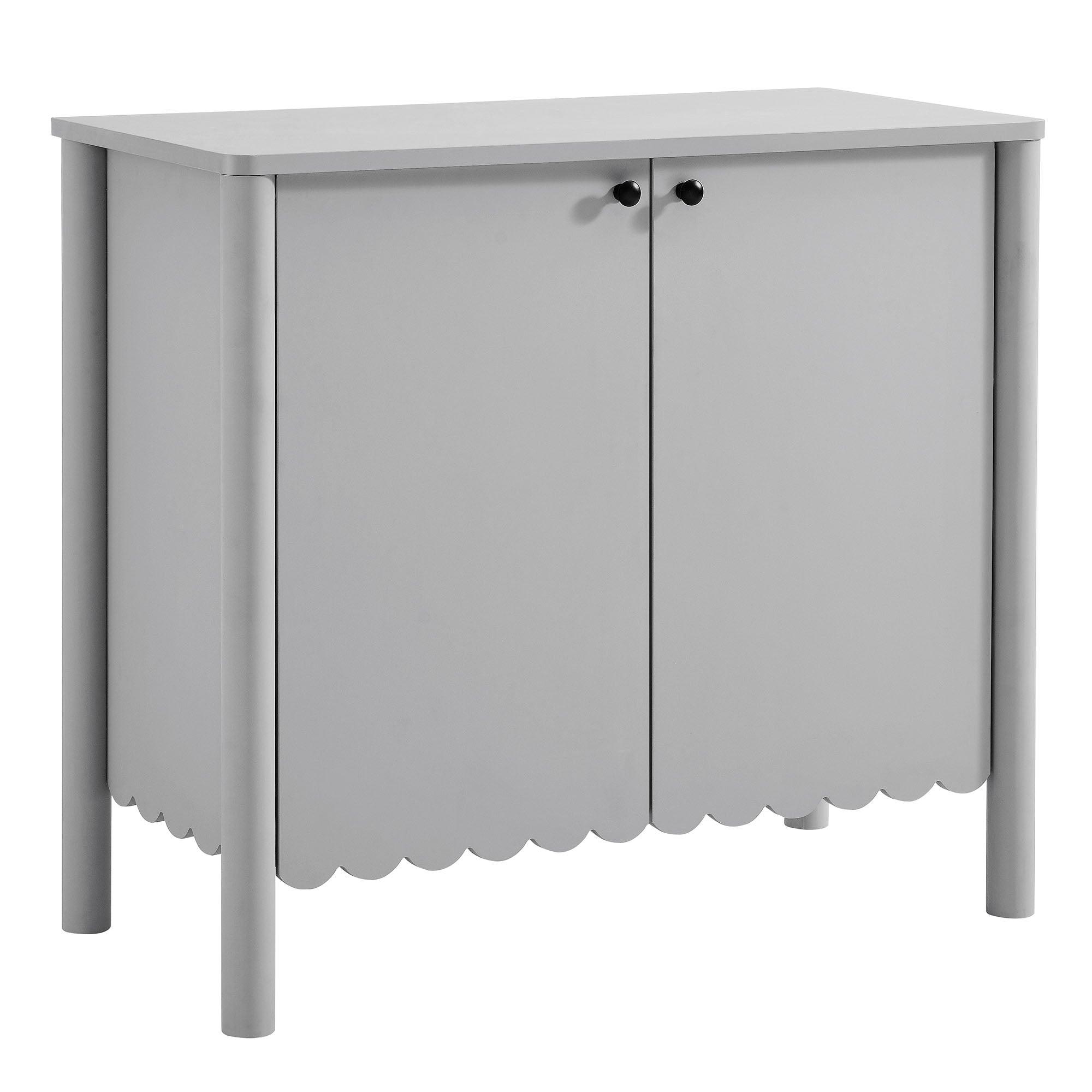 Emmeline 35" 2-Door Scalloped Sideboard Cabinet by Modway | FredCo