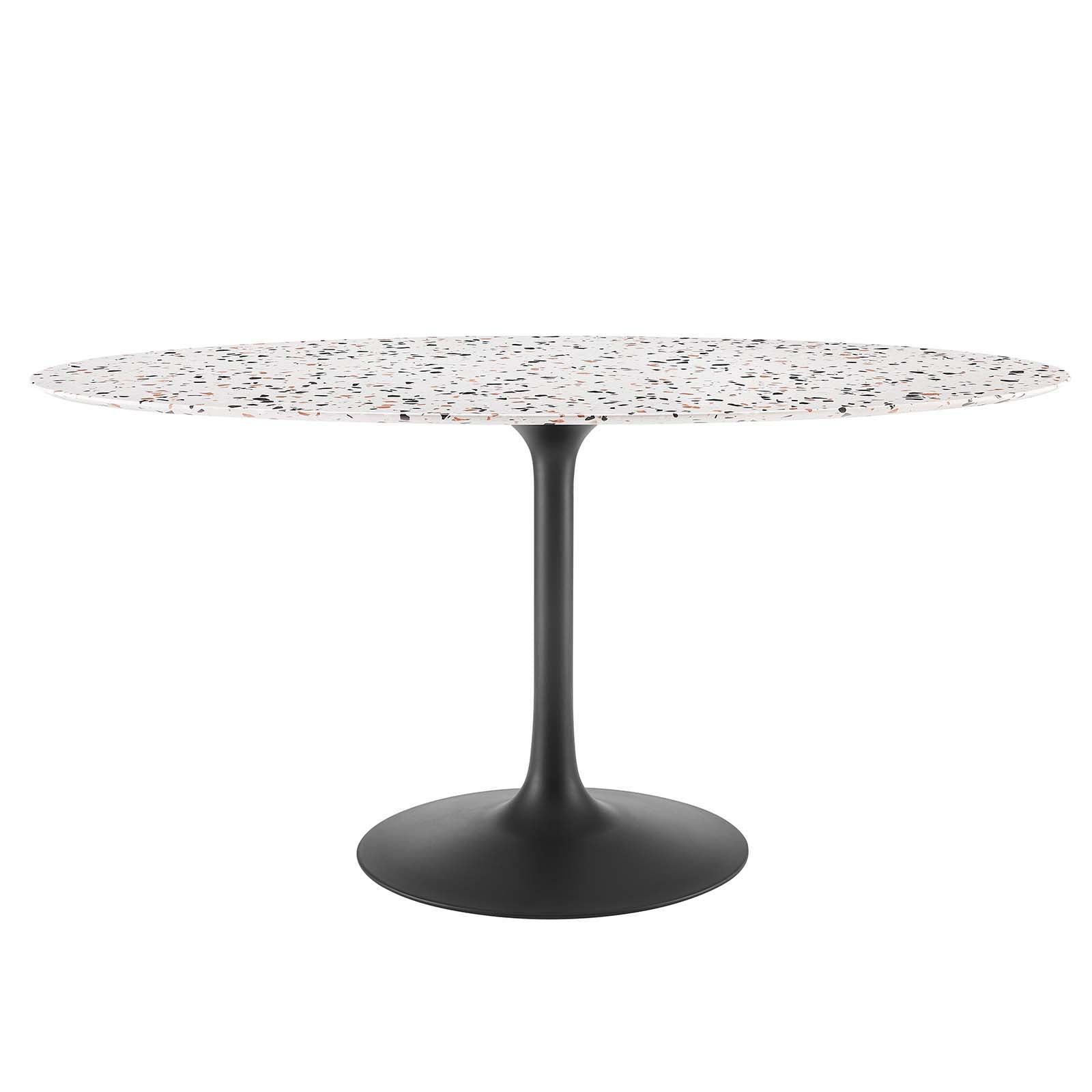 Lippa 60" Oval Terrazzo Dining Table, EEI-5737 | FredCo