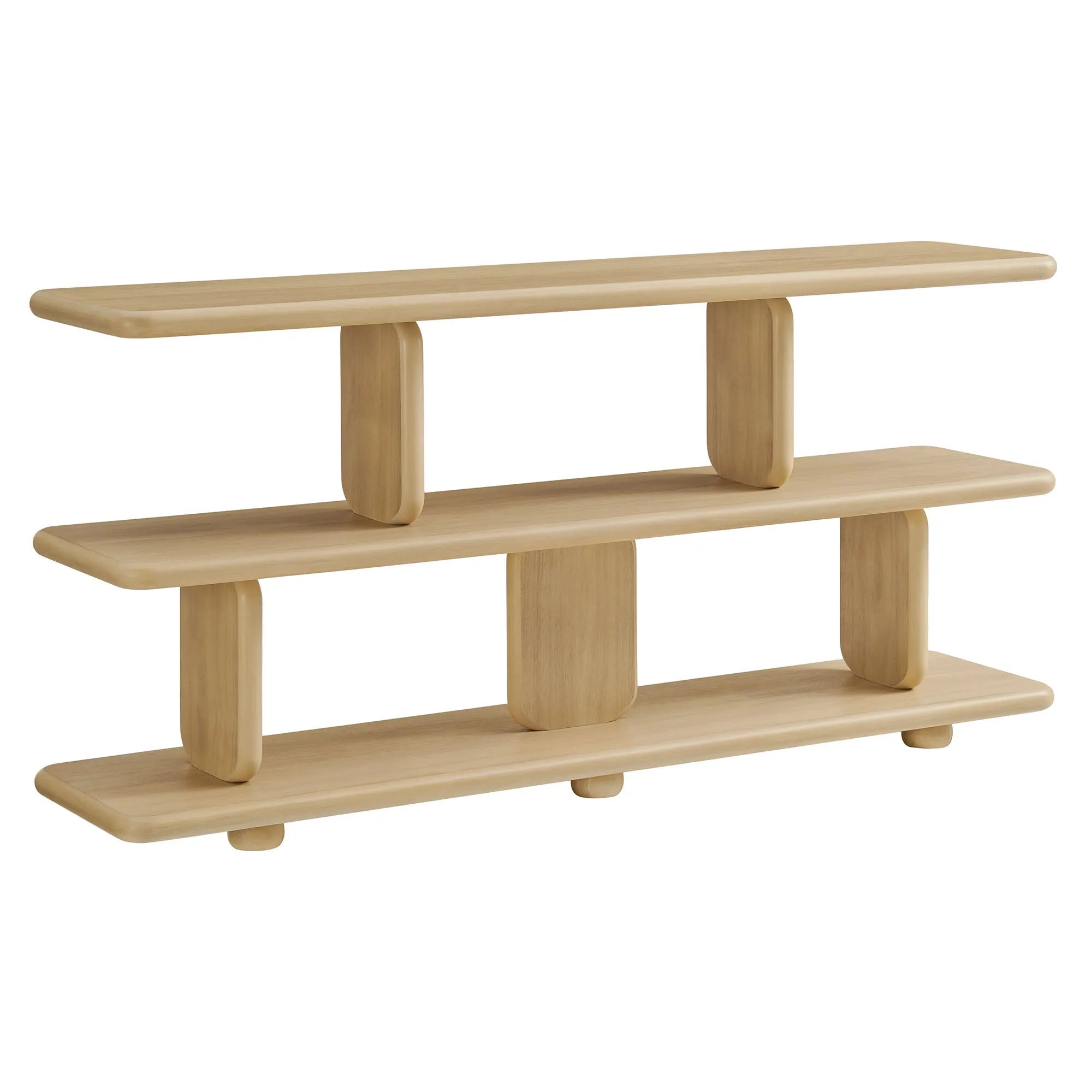 Lyle Sculptural 2-Tier Bookshelf by Modway EEI-7232 | FredCo