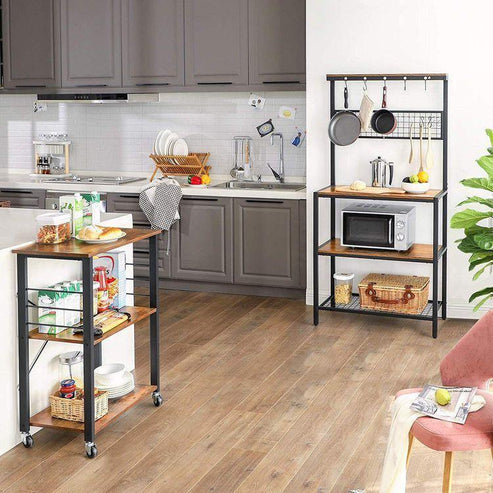 Mesh Panel Kitchen Rack