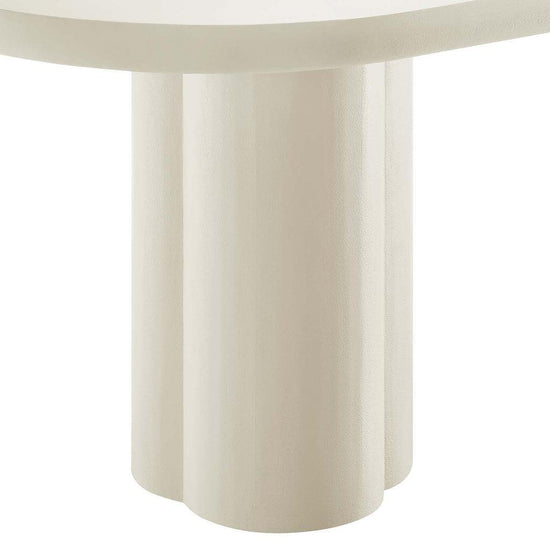 Modway Caspian 72" Oval Concrete Dining Table | FredCo