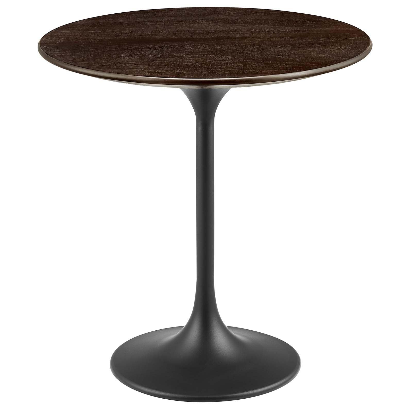 Modway Lippa 20" Round Wood Side Table | FredCo