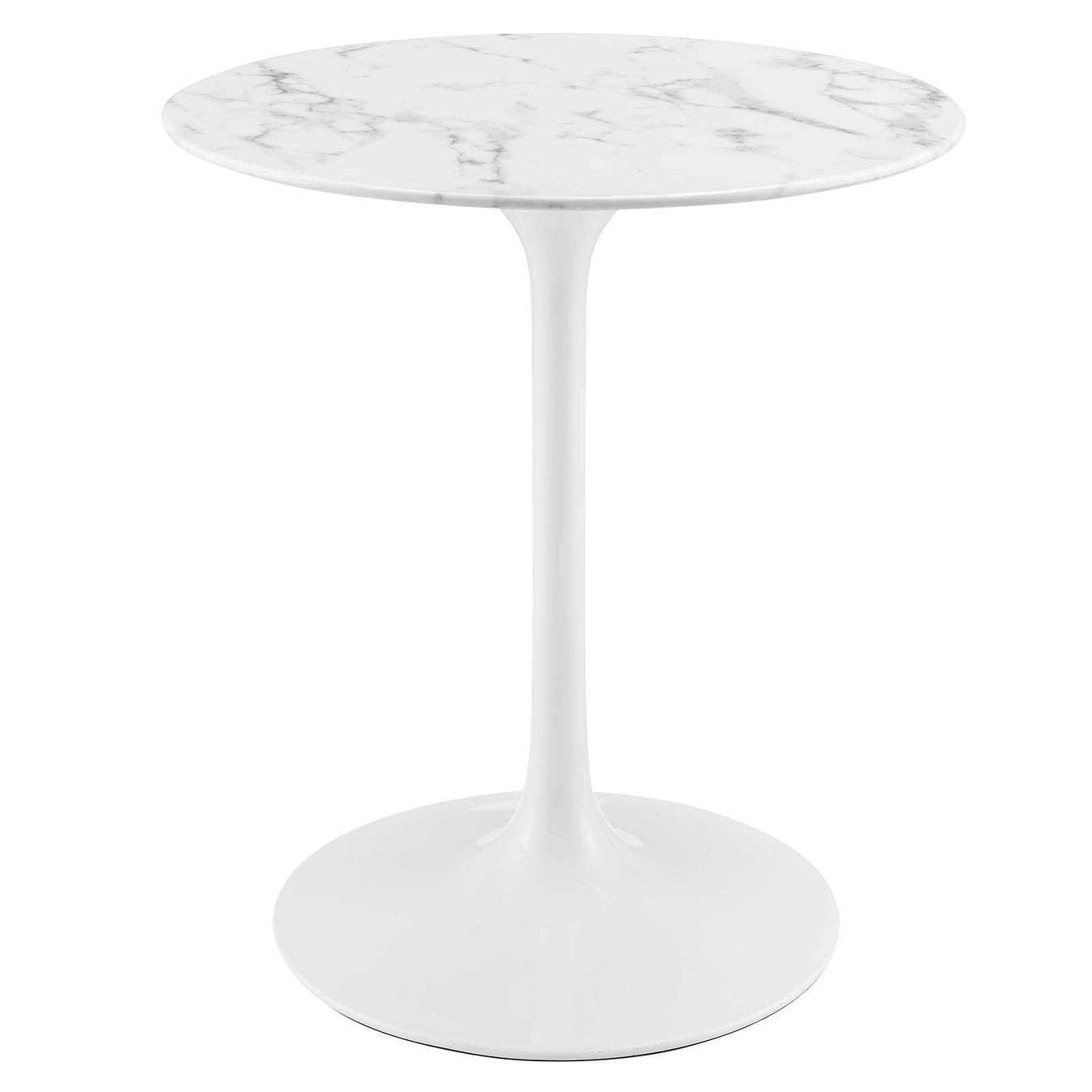 Modway Lippa 28" Round Artificial Marble Dining Table | FredCo