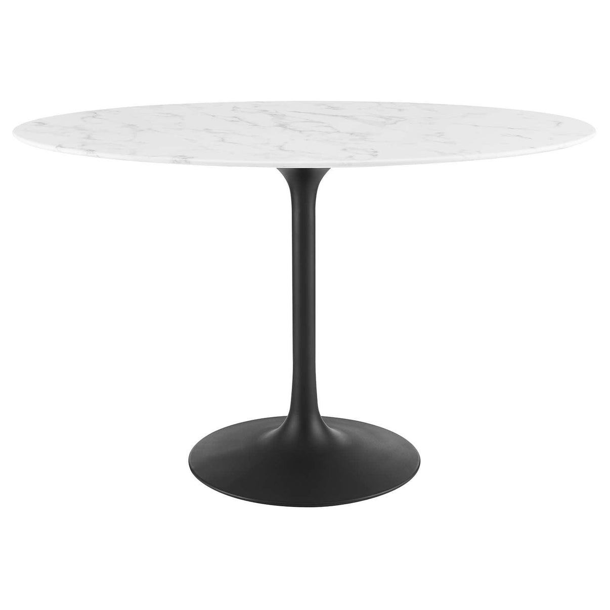 Modway Lippa 48" Oval Artificial Marble Dining Table, EEI-3518 | FredCo