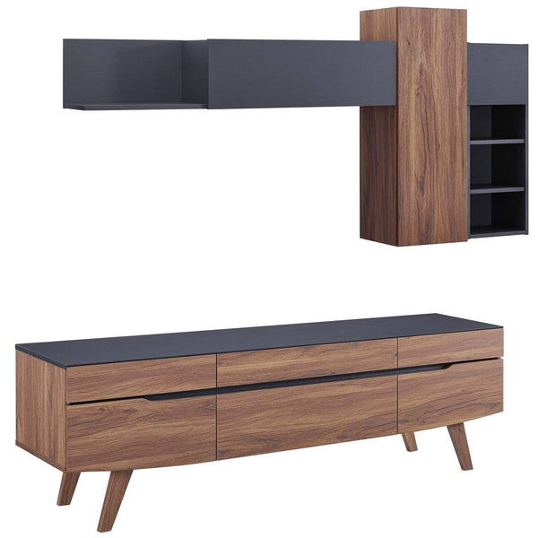 Modway Scope 2 Piece Entertainment Center | FredCo