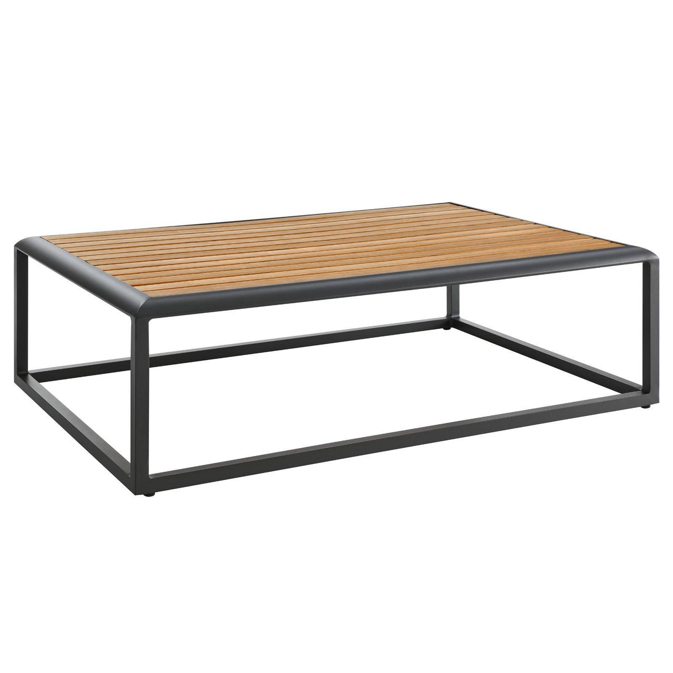 Modway Stance Outdoor Patio Aluminum Coffee Table | FredCo