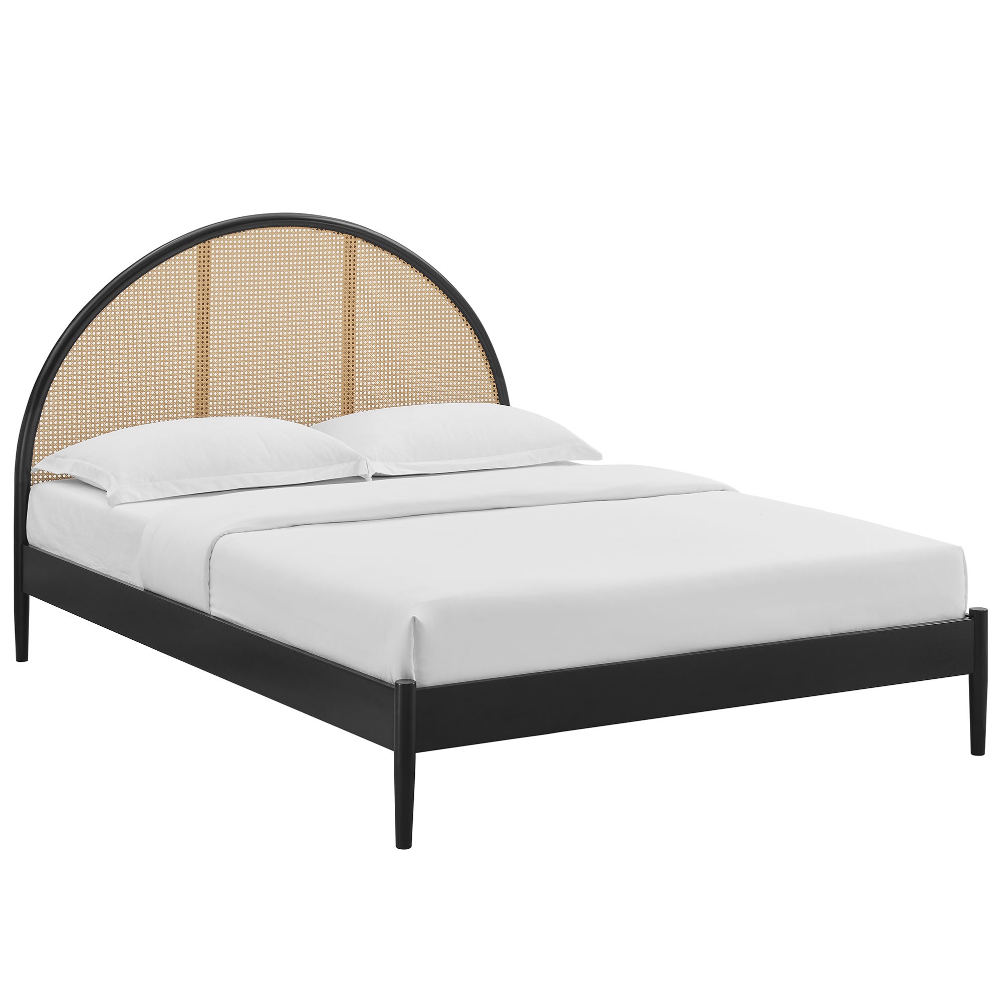 Odette Queen Arched Rattan Cane Platform Bed by Modway MOD-7214