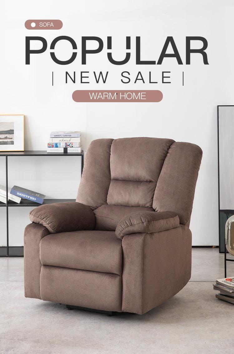 Power Lift Recliner Chair with Infinite Positioning, Plush Velvet Upho
