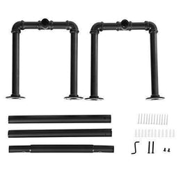 Set of 2 Industrial Pipe Hanging Bars