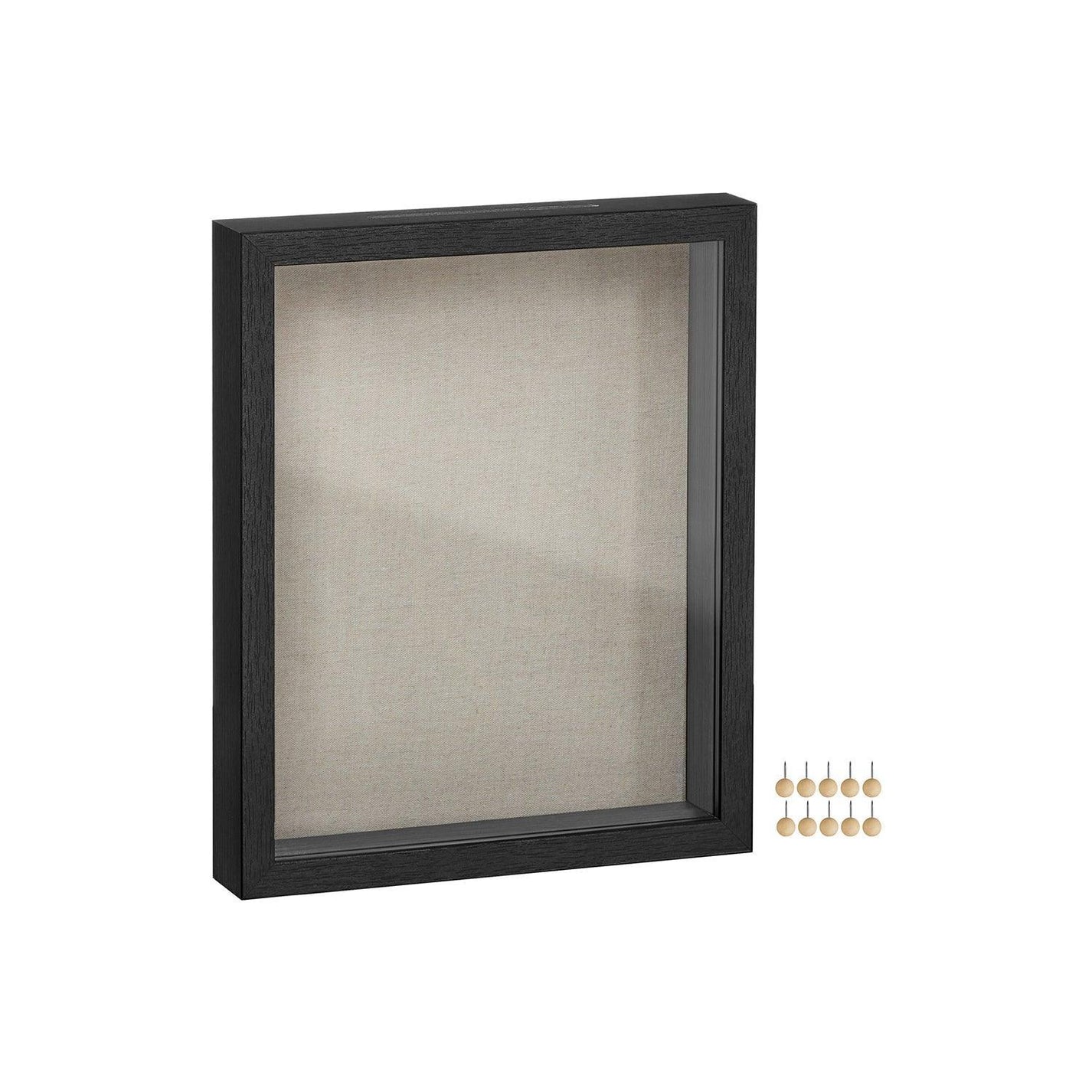 Shadow Box Frame, 8x10 Black Box Frame Display Case | FredCo