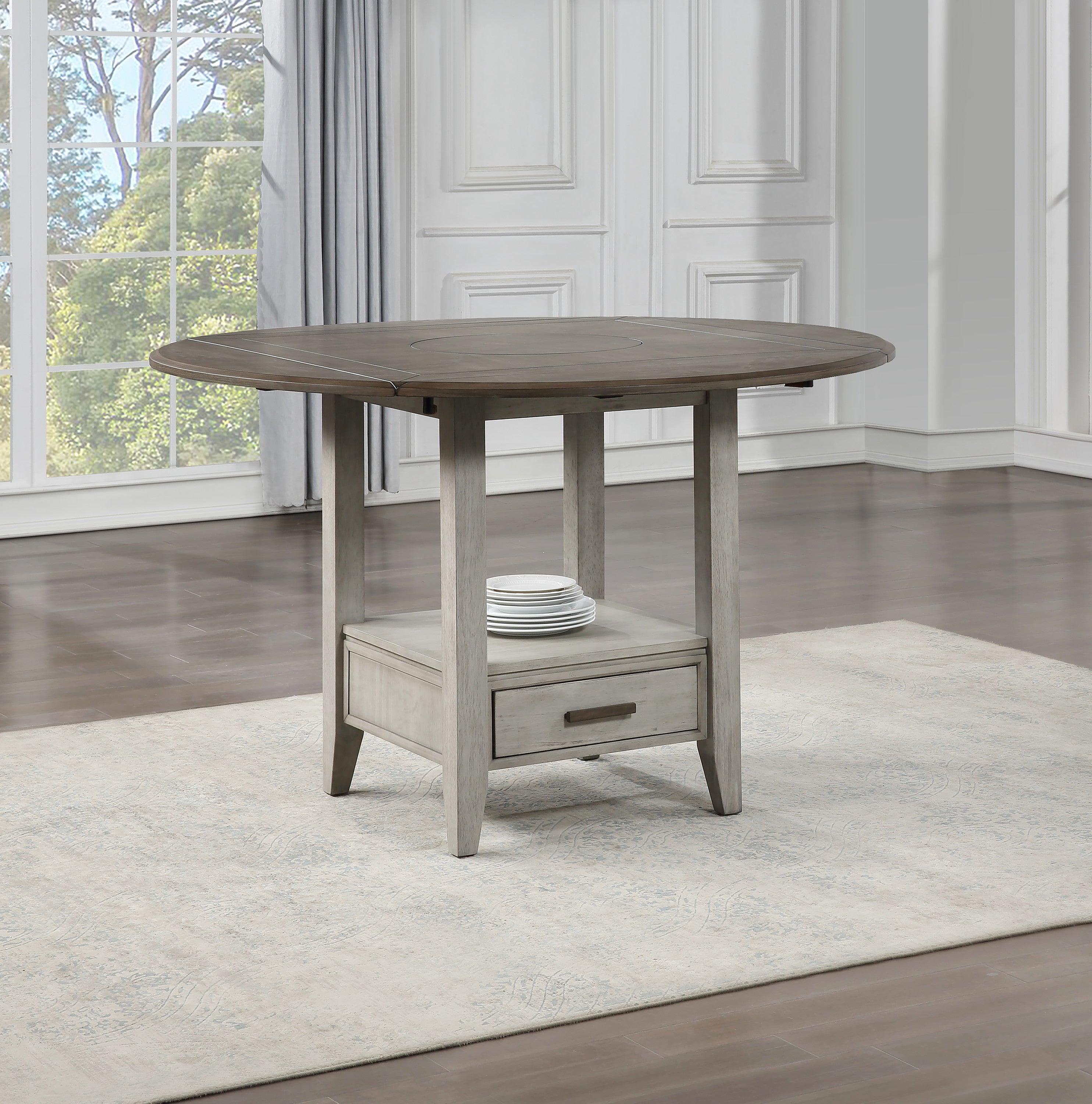 Steve Silver Abacus - Drop Leaf Counter Table - Dark Brown CU200PTTB ...