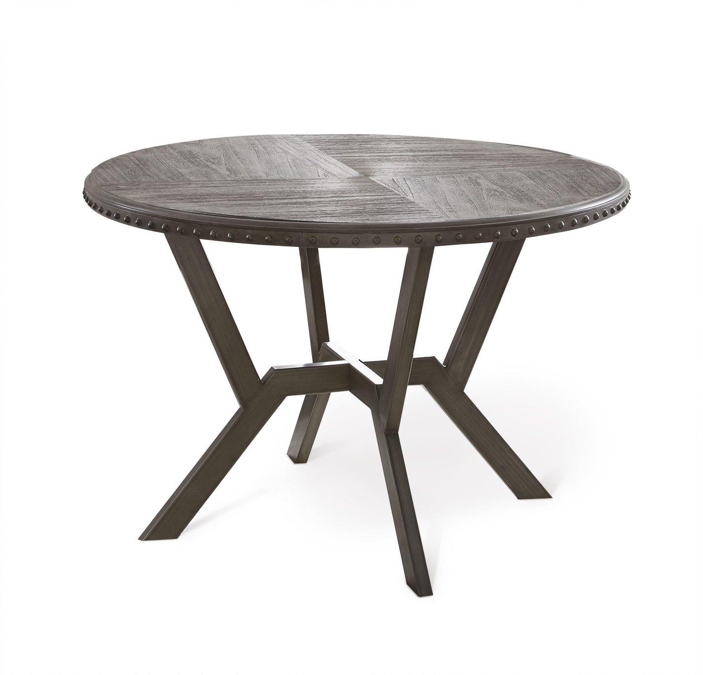 Steve Silver Alamo - Round Dining Table - Dark Gray AL450T | FredCo