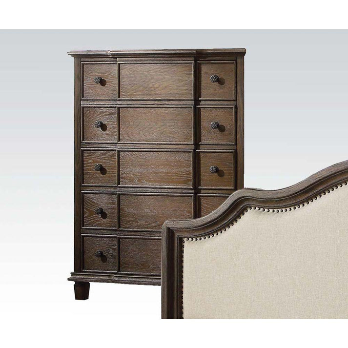 ACME Baudouin Chest, Weathered Oak | FredCo