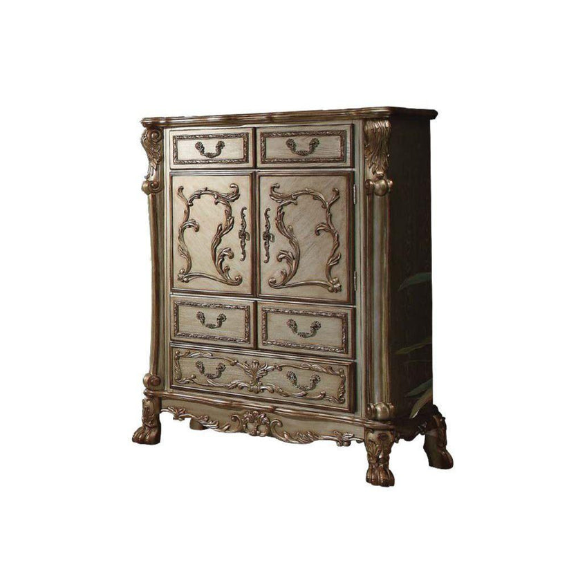 ACME Dresden Chest, Gold Patina & Bone | FredCo