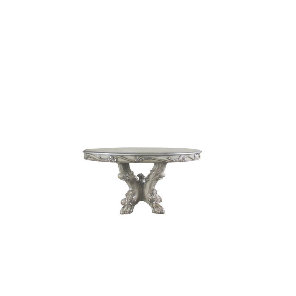 ACME Dresden Dining Table (Round), Vintage Bone White