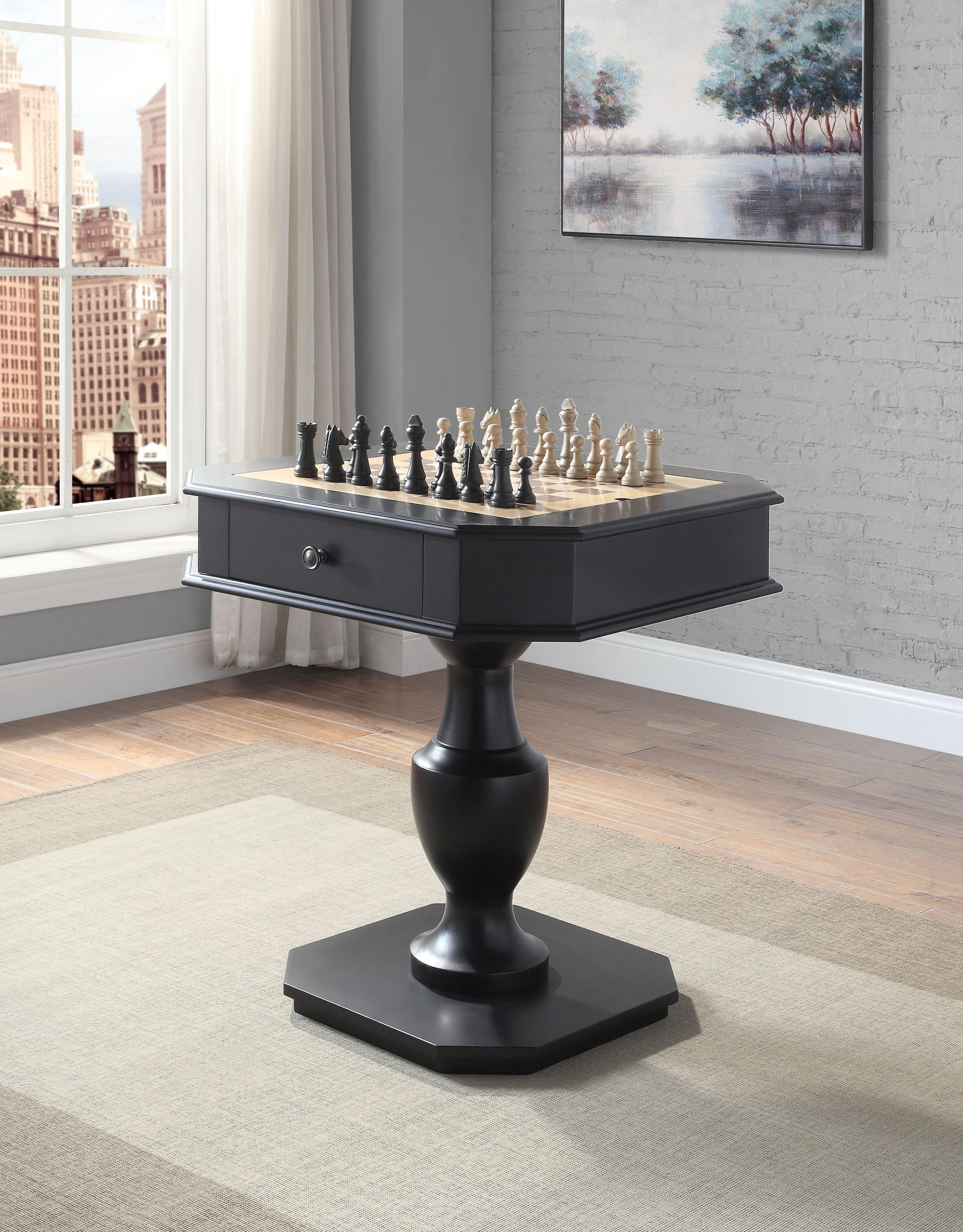 ACME Galini Game Table, Black Finish