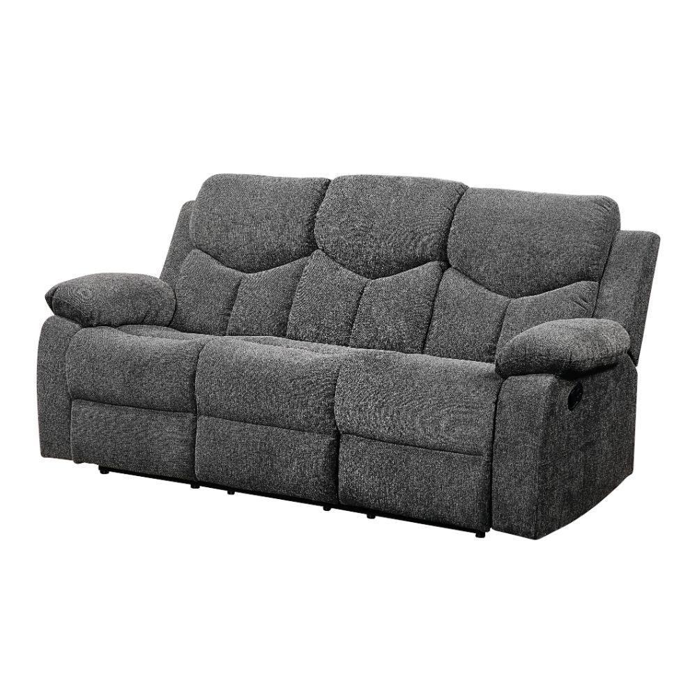 ACME Kalen Sofa (Motion), Gray Chenille | FredCo