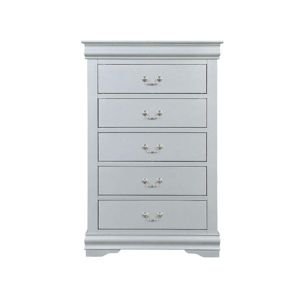 ACME Louis Philippe III Chest, Platinum | FredCo