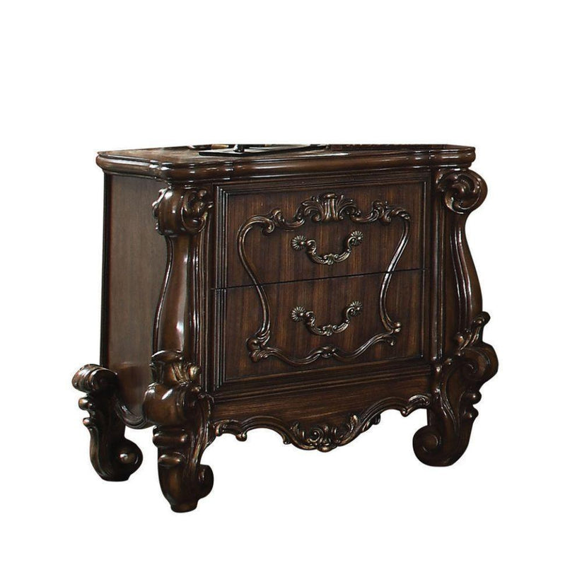 ACME Versailles Nightstand, Cherry Oak | FredCo