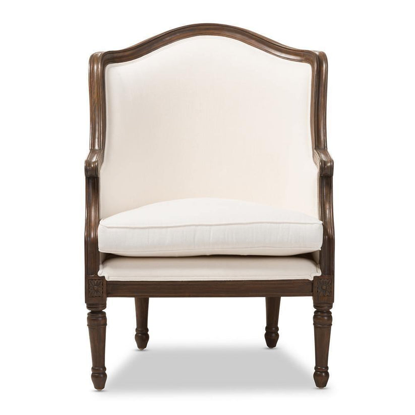 Charlemagne Traditional French Accent Chair- | FredCo