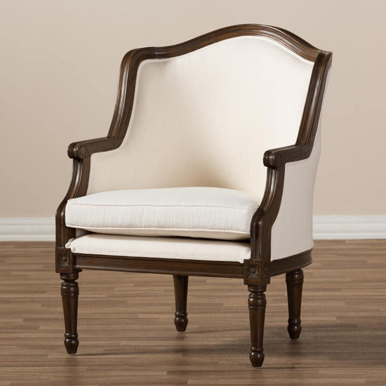 Charlemagne Traditional French Accent Chair- | FredCo