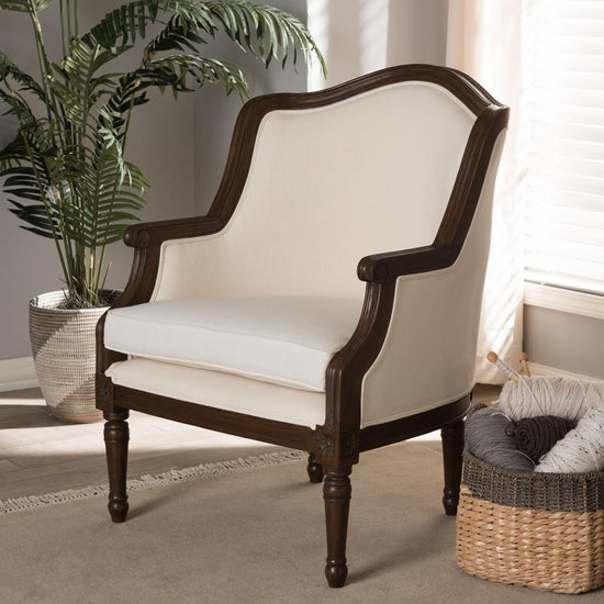 Charlemagne Traditional French Accent Chair- | FredCo