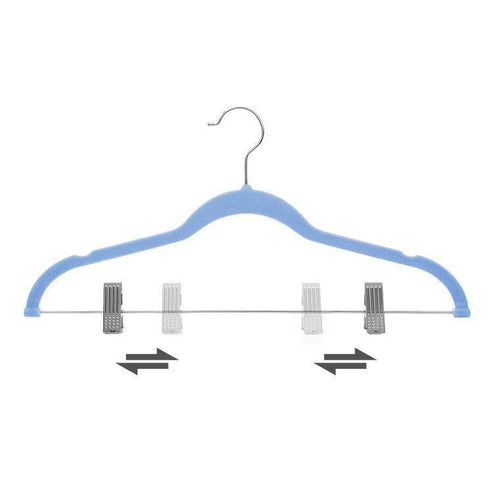Light Blue Velvet Hanger | FredCo