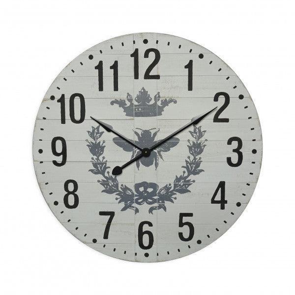 Wall Clock PC106 White 35.5 Inches | FredCo